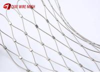 China 316 Metal Wire Rope Mesh for Stair Railing Rhombus Mesh and Protection Animal Zoo for sale