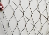 China Ferrule Diamond Stainless Steel Wire Rope Mesh Netting for Balustrade for sale