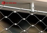 China 304/316 Hand Woven Stainless Steel Knotted Wire Rope Cable Mesh for Zoo Security Fence for sale