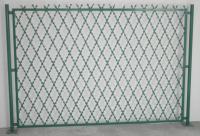 China Factory Anti Climb Stainless Steel Diamond Welded Razor Barbed Wire Mesh for sale