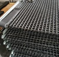 China Mine Sieving Woven Wire Hooked Vibrating Screen Mesh for Stone Quarry for sale
