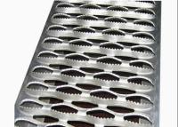 China Aluminum Stainless Steel Grating Grip Strut Stair Tread Anti Slip Dimple Plate for Ladder Rungs for sale