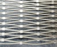China 1.5mm 7x7 AISI316 Stainless Steel Wire Rope Mesh for Bridge Railing and Plain Weave Applications for sale
