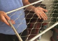 China Custom Ferrule Type Inox 316 Wire Rope Net Flexible Stainless Steel Cable Webnet X Tend Mesh for sale