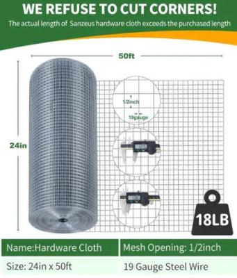 China Galvanized or PVC Coated Iron Welded Wire Mesh for sale