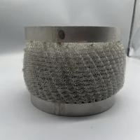 China 50 80 100 150 Mm Thickness Stainless Steel Wire Mesh Demister Filter Pad for sale