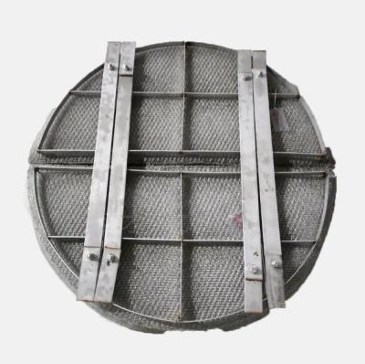 China Demister 304 Stainless Steel Wire Mesh PP Air Demister Filter Mesh Pad for Gas Scrubber for sale