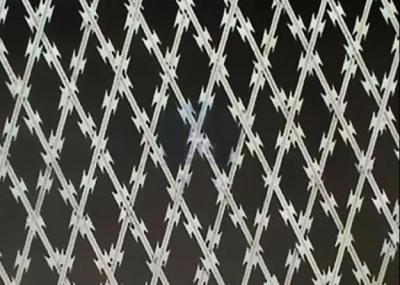 China Metech Razor Wire Welded Mesh Panel Fencing System Consists Razor Wire Mesh for sale