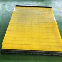 China PU Dewatering Screen Mesh High Wear Resistance Polyurethane Flip Flop Screen Panels for sale