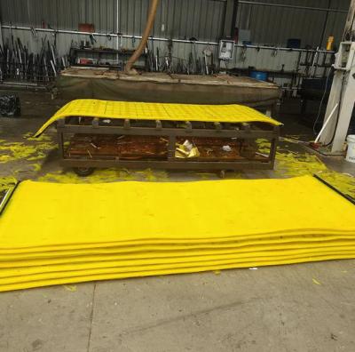 China PU Dewatering Screen Mesh High Wear Resistance Polyurethane Flip Flop Screen Panels for sale