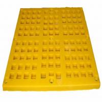 China Polyurethane Fine Screening Panel with 35% Open Area for Silica Sand Washing for sale