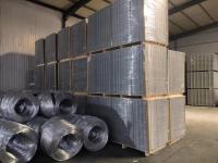 China 3.4mm Wire * 15X15cm Mesh * 2.15 * 6 M Black Welded Wire Mesh Panel for Canada for sale