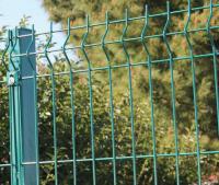 China Curved Welded Wire Mesh Fence Commercial 3D Fence Panel for sale