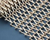 China Decorative Spiral Wire Mesh Panels for Modern Architectural Designs for sale