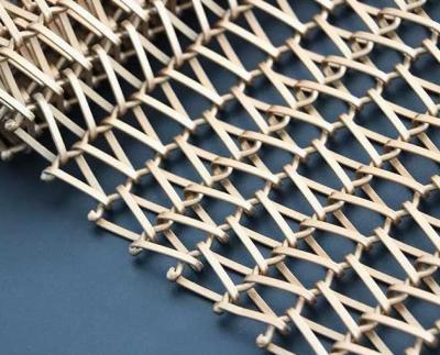China Decorative Spiral Wire Mesh Panels for Modern Architectural Designs for sale