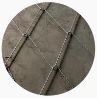 China China Export Hand-Woven Knotted Type Stainless Steel Rope Mesh Rockfall Protection Mesh for sale