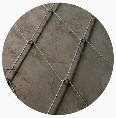 China China Export Hand-Woven Knotted Type Stainless Steel Rope Mesh Rockfall Protection Mesh for sale