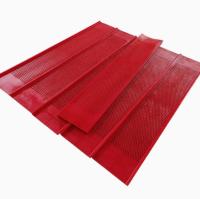 China PU Mining Sieving Plate Polyurethane Vibrating Screen Mesh for Mineral Separation for sale