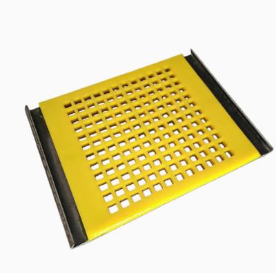 China Polyurethane Screen Mesh Hook Tightening Type Wear Resistant Corrosion Resistant High Elasticity Long Service Life for Mining Ore Screening for sale