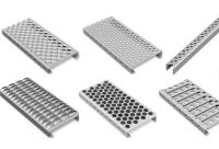 China Heavy-Duty Corrosion Resistant Crocodile Mouth Perforated Safety Grip Strut Welded Anti-Skid Grating for Oil Refineries/Power for sale