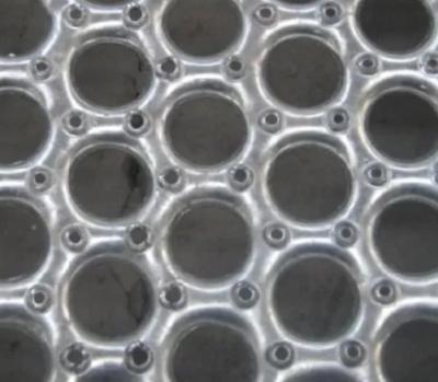 China Diamond Grip Strut Perforated Grating for Anti Slip Walkway Safety Plank Floor Stair Treads for sale