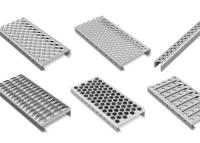 China Modern Anti-Skid Safety Walkway Grating Durable Perforated Grip Strut Platform with Stainless Steel for Building Use for sale