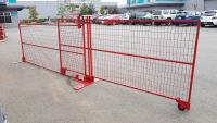 China 1.8m x 2.9m Canada Construction 3mm Pvc Temporary Fence Panels for sale