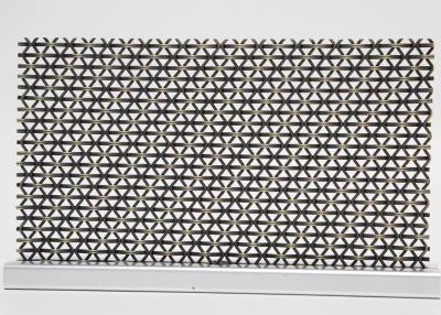 China Square Hole Crimped Decorative Woven Wire Mesh For Cabinets for sale