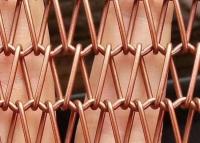 China Plain Weave Decorative Steel Mesh Gold Plated for sale