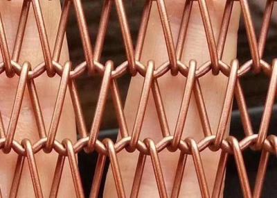 China Plain Weave Decorative Steel Mesh Gold Plated for sale