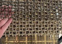 China Plain Weave Decorative Steel Mesh Gold Plated for sale