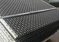 China Corrosion Resistant Crimped Woven Wire Mesh Square Hole Shaped for Mine Sieving for sale