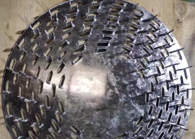 China Anti-Split Double Nail Galvanized Steel Truss Plates 54-200mm Length 1mm Thickness for Wooden Railroad Ties for sale