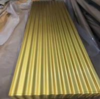 China Matt Surface Profile Steel Color Metal Roof Sheet 1050mm Corrugated Prepainted Roofing Sheet for sale