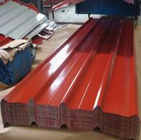 China 26 Gauge Z40-275 Gi Building Material Zinc Color Coated Hot Dipped Galvanised Alu Zinc Profile Corrugated Roofing Sheet for sale