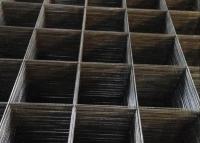 China 3.7mm Black Welded Wire Mesh Panel 150mm*150mm for Construction for sale
