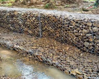 China Durable Hot Dipped Galvanized Welded Mesh Gabion Wire Basket for Riverbed Protection for sale