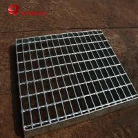 China Galvanized 15/20/30/34.3/40/60mm Bearing Bar Pitch Drain Perforated Steel Grating for sale