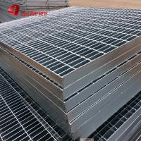 China Galvanized 15/20/30/34.3/40/60mm Bearing Bar Pitch Drain Perforated Steel Grating for sale