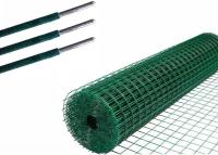 China Wholesale Galvanized Iron Wire Mesh Roll Square Hole Welded Steel Chicken Cage Mesh with PVC Coating for sale