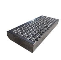 China Serrated Surface Stainless Steel Aluminum Mesh Safety Grating Grip Strut Sidewalk for sale