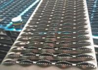 China Aluminum Serrated Grip Strut Grating with Diamond Perforated Holes for Stair Treads for sale