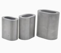 China DIN 3093 Wire Rope Fitting Crimping Aluminium Ferrules for sale