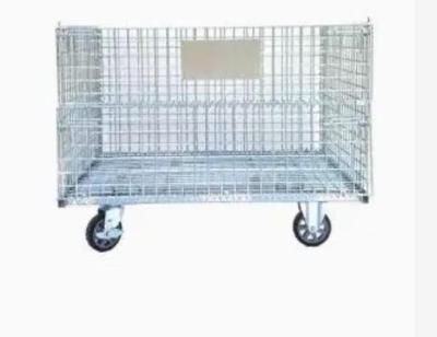 China Wire Mesh Containers for Grocery Store Wire Mesh Cage Stillage for sale