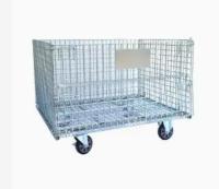 China Wire Mesh Containers for Grocery Store Wire Mesh Cage Stillage for sale