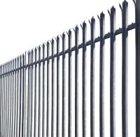 China Galvanized Palisade Fencing European Style Steel Palisade Fence D W Style Garden Palisade Fence Panel for sale