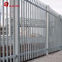 China Heavily Treated Steel Palisade Fence Outdoor Security Fencing for Garden Decorations for sale