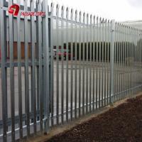 China Powder Coated and HDG Steel W Pale Palisade Fencing Manufacturer for sale