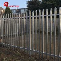 China Powder Coated and HDG Steel W Pale Palisade Fencing Manufacturer for sale