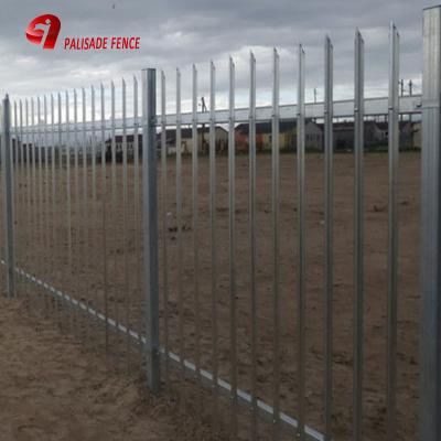 China Customized Factory Price High Quality Steel Curved Top Galvanised Powder Coated Palisade Security Fencing for sale